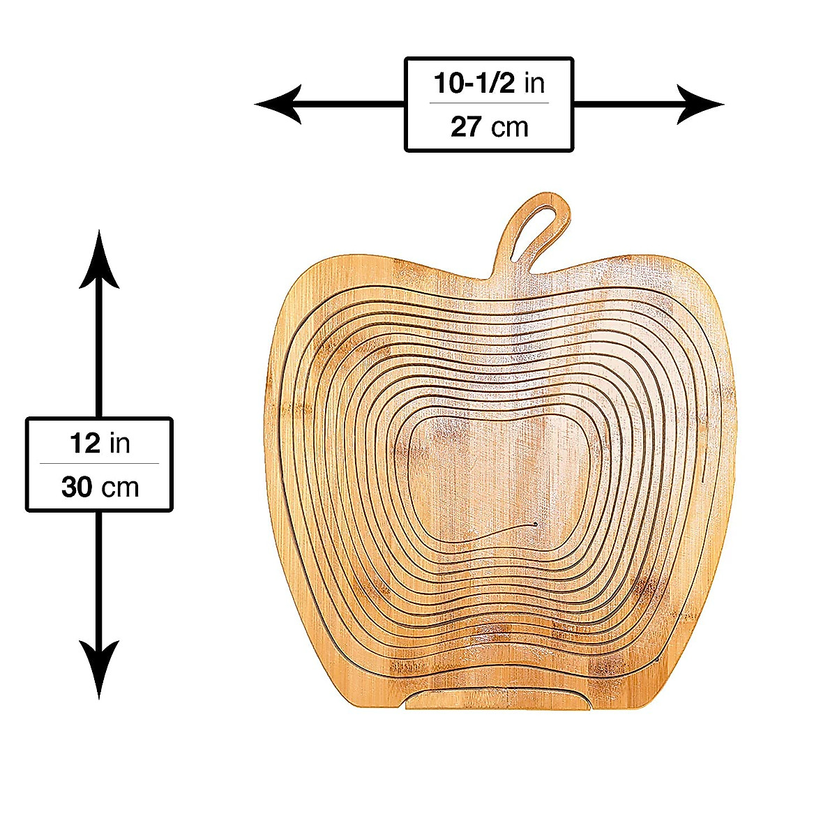 The 2-in-1 creative fruit basket can be turned into a tray for storing nuts and food fruit storage boxes. Gifts for family and friends (No fruit) (1 Piece)