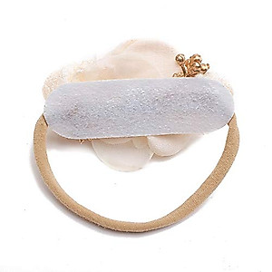 mligril Baby Girl Floral Headbands Set - 3pcs Flower Crown Newborn Toddler Hair Accessories