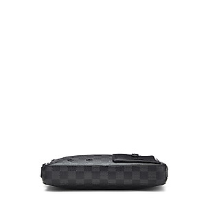 Louis Vuitton, Pre-Loved Damier Graphite Alpha Messenger, Black