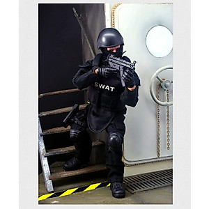 BJPEY 12" Action Figures Toy 1:6 Stand Bendable Soldier Figure Model Toy ( SWAT )