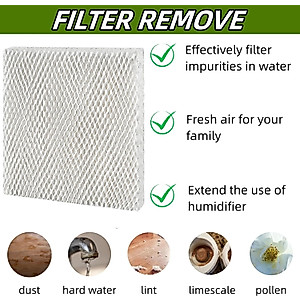 ITidyHome 4-Pack 10 Water Panel Replacement Humidifier Filter Compatible with Aprilaire Whole-House Humidifier Models 110, 220, 500, 500A, 500M, 550, 550A, 558, Compatible with Honeywell HC22P