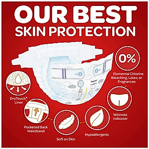 Huggies Little Snugglers Baby Diapers, Size 3, 62 Ct