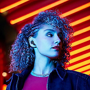 Urbanista Atlanta Wireless Earbuds Bluetooth Headphones, Hybrid Active Noise Cancelling Earphones with Touch Controls, 34H Playtime USB C Wireless Charging Case, Ambient Noise Control, Steel Blue