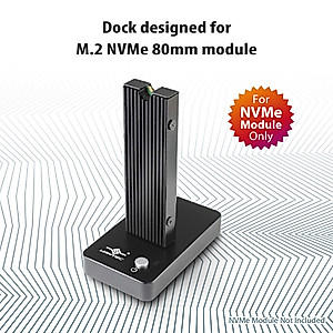 NexStar SX, USB 3.1 Gen 2 Type C M.2 NVMe SSD Dock (NST-D208C3-BK)