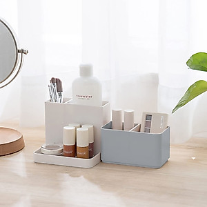 Poeland Desktop Storage Organizer Pencil Card Holder Box Container for Desk, Office Supplies, Vanity Table