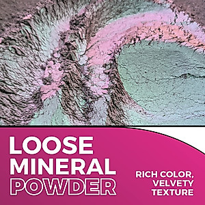 Concrete Minerals MultiChrome Eyeshadow, Intense Color Shifting, Longer-Lasting With No Creasing, 100% Vegan and Cruelty Free, Handmade in USA, 2.4 Grams Loose Mineral Powder (Sample Bundle)