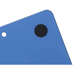 Book Stopper Bookends Alphabet Shaped Metal Bookends Iron Support Holder Desk Stands for Books Book Stand Book Stand Book Ends Gift ( Color : Blue )