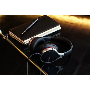 Sony MDR10R Hi-Res Stereo Wired Headphones (Black)