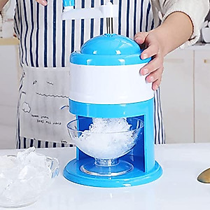 Shaved Ice Maker Machine,Snow Cone Machine Shaved Ice,Hand-Shaved Ice Machine, Manual Fruit Smoothie