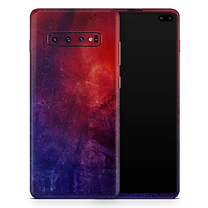 DesignSkinz Abstract Fire & Ice V13 Protective Vinyl Decal Wrap Skin Cover Compatible with The Samsung Galaxy S20 (Screen Trim & Back Glass Skin)