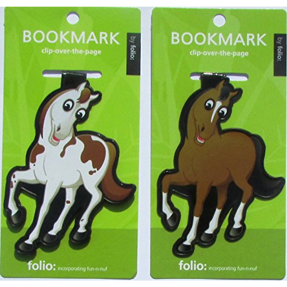 Butterfly Bookmarks (Clip-over-the-page) Set of 2 - Assorted colors