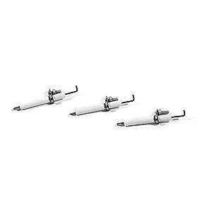 Replace parts 3-Pack Ceramic Electrode and 3-Pack Igniter Wire, Replacement for Select Gas Grill Models by Aussie, BBQ Grillware and Others