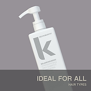 KEVIN.MURPHY BALANCING.WASH - Strengthening Daily Shampoo - For Normal & Oily Hair - Antioxidant Shampoo - Colour Safe Hair Care - Sulphate & Paraben Free - 1 L / 33.8 fl oz