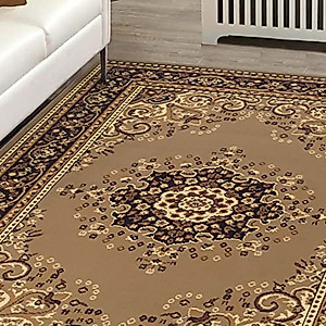 SUPERIOR Leopold Area Rug Collection Area Rug, 8' x 10' (8X10RUG-LEOPOLD)
