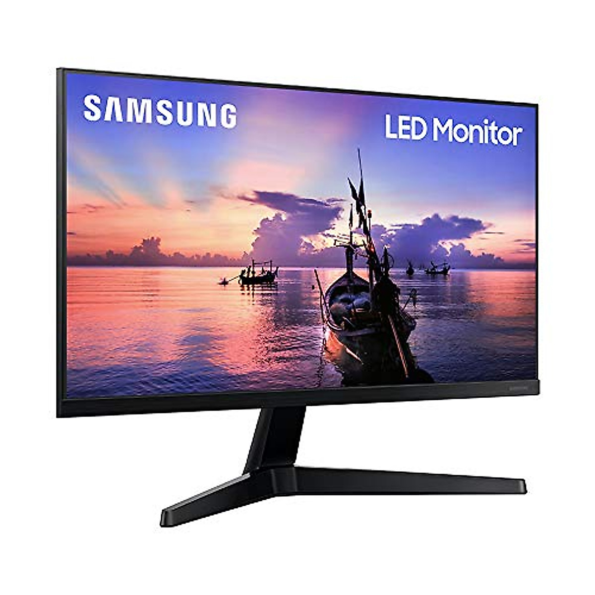 SAMSUNG 27-inch T35F LED Monitor with Border-Less Design, IPS Panel, 75hz, FreeSync, and Eye Saver Mode (LF27T350FHNXZA), Dark Blue Gray (Renewed)