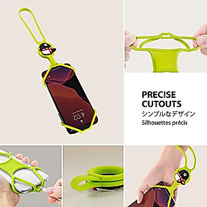 【Bone】 Strap Phone Tie, Silicone Wrist Lanyard, Universal Cell Phone Wrist Lanyard Holder, Hand Strap Smartphone Case: iPhone 12 11 Pro Max XS XR XSamsung Galaxy S10 S9 Note 10 9 Pixel 3 XLMrDeer