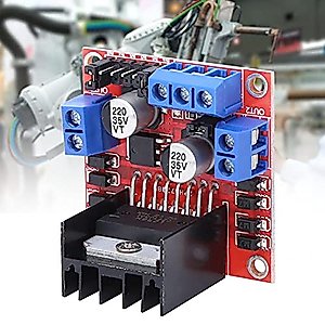 Davitu Motor Driver - L298N Motor Drive Board Module Double H Bridge Compatible With Stepper Motor Smart Car Robot Motor Drive Board Module