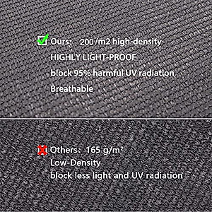 Charcoal Balcony Screen Privacy Screen Charcoal Balcony Cover Windscreen Cover Fabric Shield UV-Resistant Visibility Reduction Garden with Cable Ties 90% Blockage (Available for Custom Sizes),0.9*6m