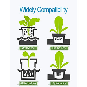 4qt Hydroponic Clay Pebbles, 8mm-12mm, Toypopor Natural Organic Expanded Grow Media for Hydroponics, Drainage, Decoration, Aquaponics and Other Gardening Essentials