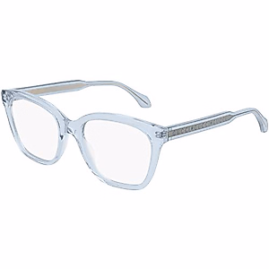 Gucci GG 0566O 003 Blue Crystal Plastic Cat-Eye Eyeglasses 52mm