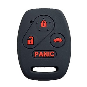 Rpkey Silicone Keyless Entry Remote Control Key Fob Cover Case protector Replacement Fit For Honda Accord Accord Crosstour CR-V Civic Element Pilot OUCG8D-380H-A N5F-S0084A N5F-A05TAA