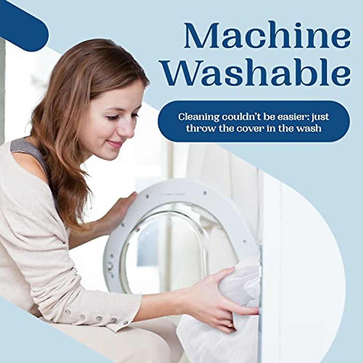 FeelAtHome Fitted 100% Waterproof Mattress Cover (Full XL Size) - Breathable Super Soft & Noiseless Cotton Terry Fabric Matress Fitted Cover White