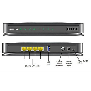 Netgear DOCSIS 3.0 N300 Cable Modem Router for Charter (CG3000D-100NAS)