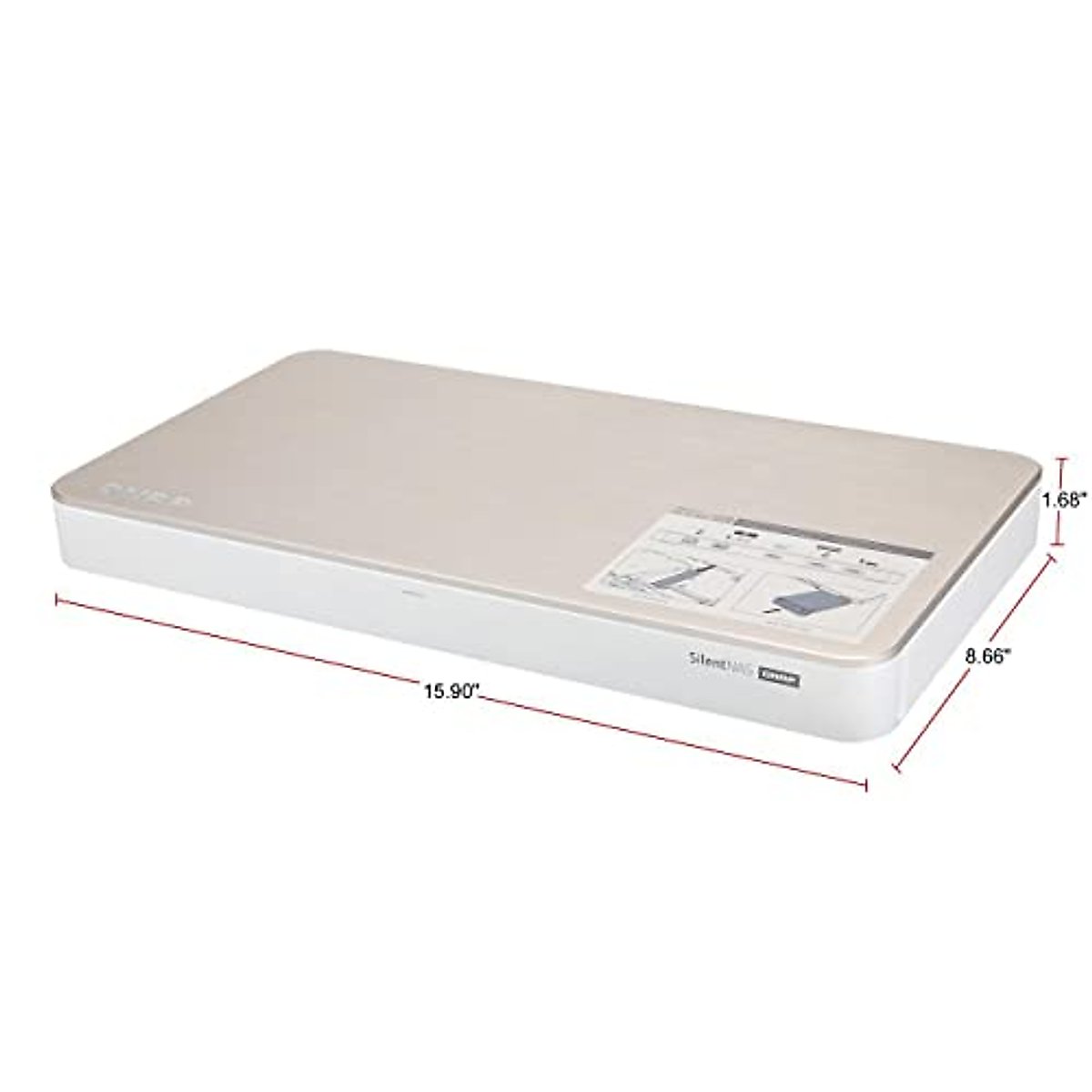 QNAP HS-453DX-8G Silent and Fanless Multimedia NAS Hybrid Storage Structure, 10GbE Connectivity, and HDMI 2.0 4K Output Screen Reader Support Enabled, 4GB SO-DIMM DDR4