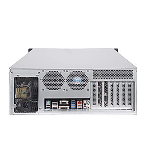 SilverStone Technology RM41-H08 4U Rackmount Server Case with 5 x 3.5 Hot-Swappable Bay and 3 x 5.25 Bays with USB 3.1 Gen 1 (SST-RM41-H08)