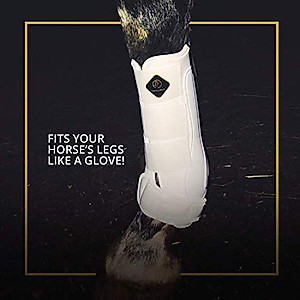 Kavallerie PRO-K Support Boots for Horses - Maximum Protection & Rehabilitation from Injuries & Strains of Flexor Tendon Region for Training, Jumping, Riding, Eventing