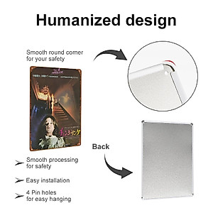 The Changeling Professional Tin Poster- Ideal Wall Decor for Bars, Cafes, Offices, Restaurants, Homes, Gardens, Shops, Clubs - 12 X 8 Inches