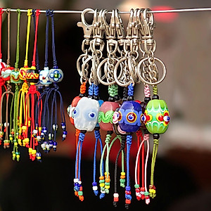 Selizo 100Pcs Key Chain Rings Bulk with Tassel for Tassel Keychain