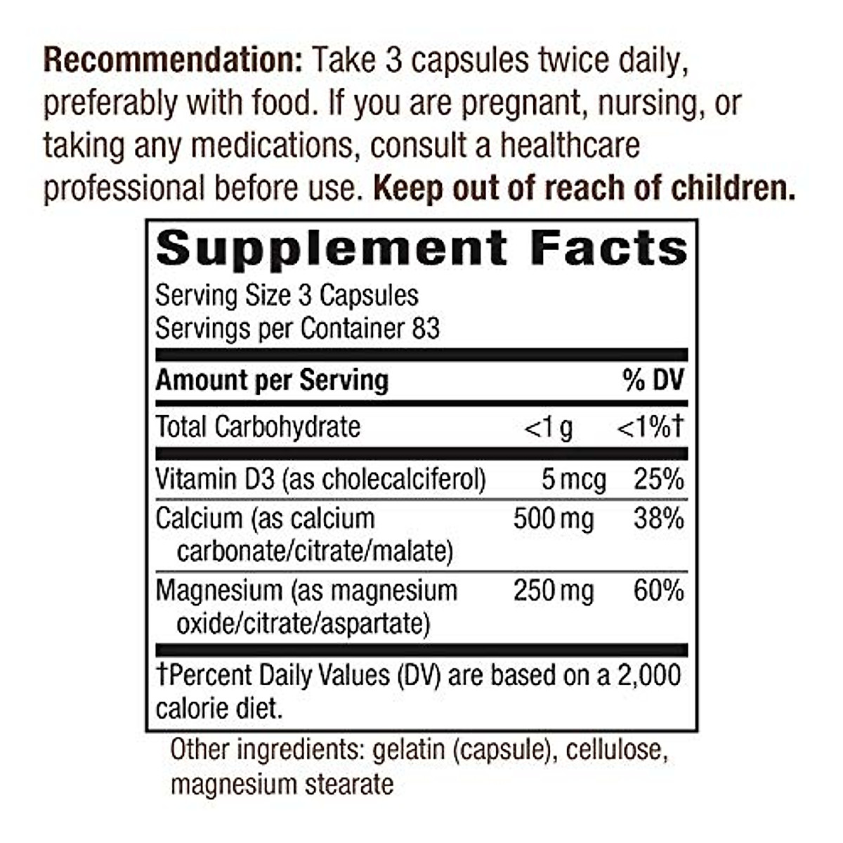 Nature's Way Calcium–Magnesium–Vitamin D