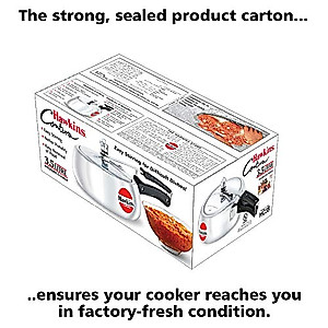 Hawkins HC35 Contura 3.5-Liter Pressure Cooker, Small, Aluminum