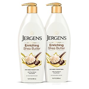Jergens Shea Butter Deep Conditioning Moisturizer - 16.8 oz - 2 pk