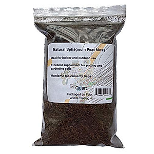 Sphagnum Peat Moss for Gardening (1 Quart)