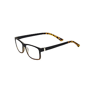 Select-A-Vision unisex adult Optitek Tri Focus 2201 Black Demi Reading Glasses, Black Demi, 32 mm US