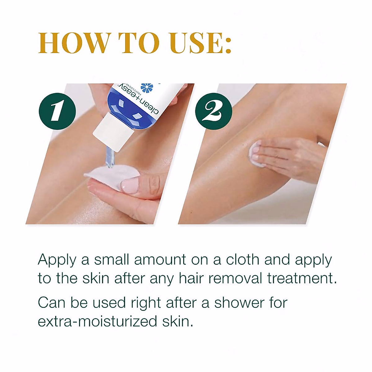 Clean + Easy Calm - Azulene Oil, Use To Soothe Sore Irritated Skin, Remove Wax Residue After Hair Removal - Post Waxing Care Solution For Sensitive Skin, 2 oz