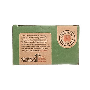 TIME TIMER Home MOD - 60 Minute Kids Visual Timer Home Edition - for Homeschool Supplies Study Tool, Timer for Kids Desk, Office Desk and Meetings with Silent Operation (Fern Green)