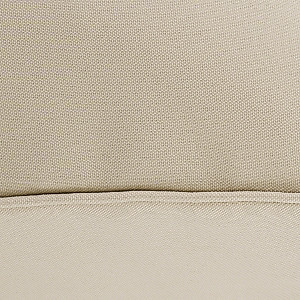 Classic Accessories Montlake Water-Resistant 18 Dia x 2 Inch Patio Dining Seat Cushion, Antique Beige, Patio Furniture Cushions