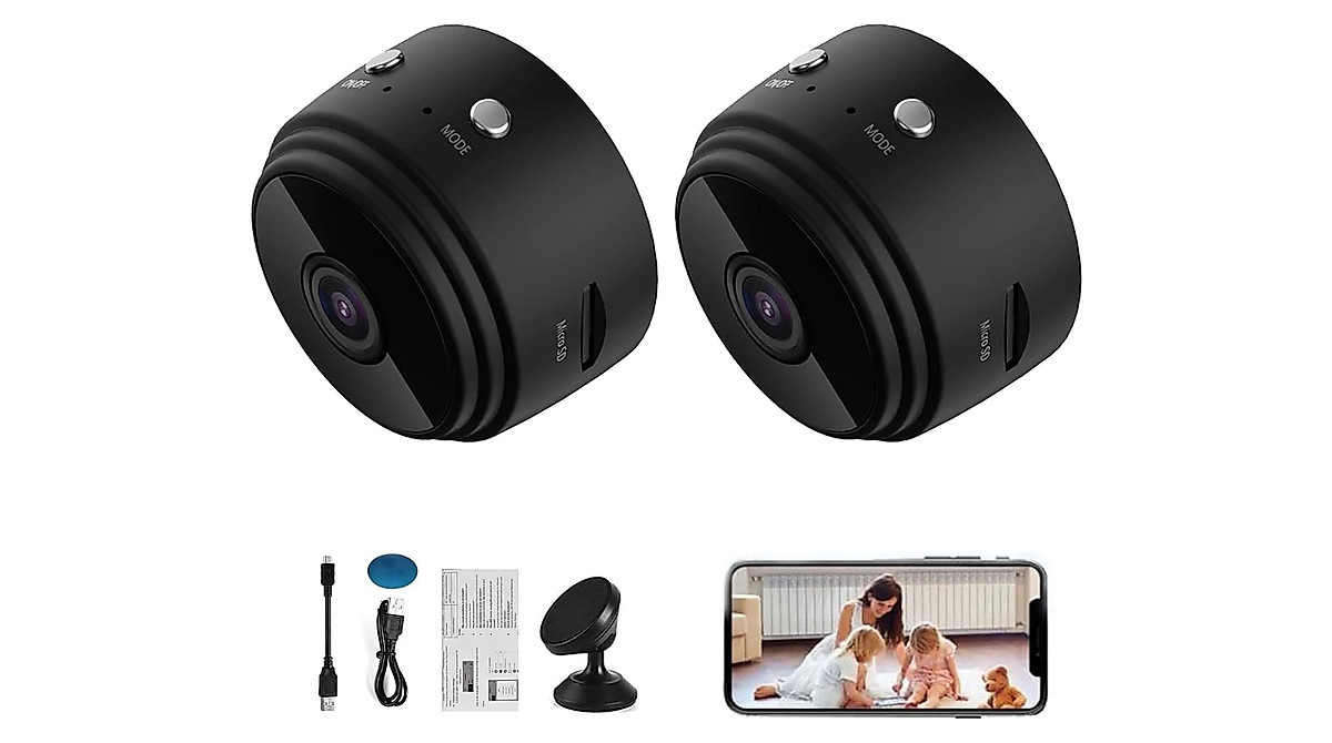 Camtrix Magnetic Mini Security Camera 1080p HD Wireless Night Vision