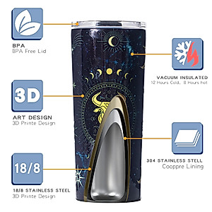 Weboia 20 oz Taurus Tumbler Birthday Gifts For Women Zodiac Insulated Mug Thank You Gifts For friend Coffee Cup Christmas Funny Gift For MoM,Dad,Sister,Wife