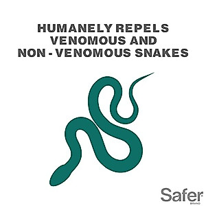 Safer 5951 Snake Shield Granular Repellent - Outdoor Snake Repelling Granules 4LB Snake Shield Repellent - Repels Againts Poisonous and Non-Poisonous Snakes