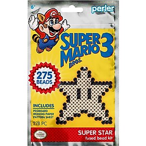 Perler Beads Super Mario Bros. Super Star Kit