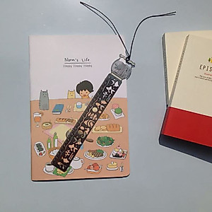 Sujosa 4pcs Metal Stencil Ruller Bookmark for Bullet Journals Art Journals Jotting