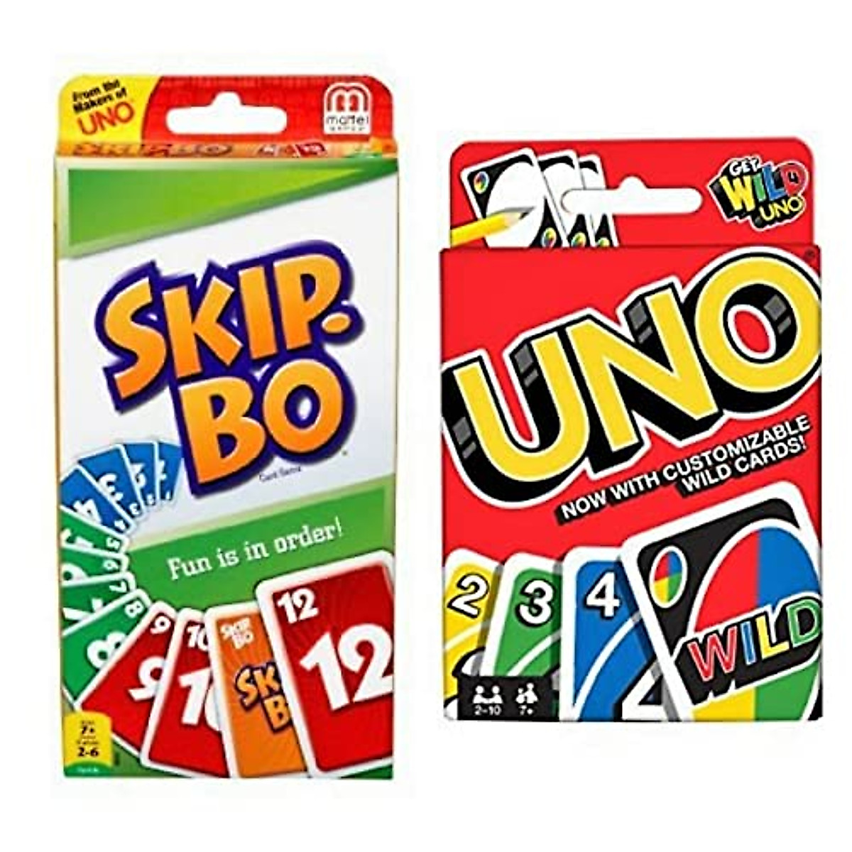Bjdesign Bjdesign Skip Bo Card Game Bundled With Uno