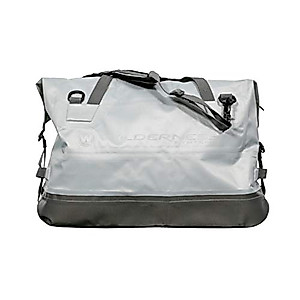 Wilderness Systems Escape Wet/Dry Duffle Bag | Kayak Drybag with Separate Wet and Dry Storage | Waterproof Zipper and Compression Straps | 45L, Grey (8070246)