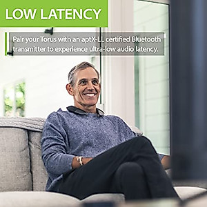 Avantree Torus Wearable Wireless Neck Speaker, Bluetooth 5.0, aptX HD, Low Latency, Personal Neckband Speakers with Retractable Earbuds, Superb Audio Quality, 3D Surround Stereo for Music TV (NB05)