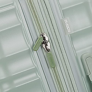 AMERICAN TOURISTER Cascade Hardside Expandable Luggage Wheels, Sage Green, 20-Inch Spinner
