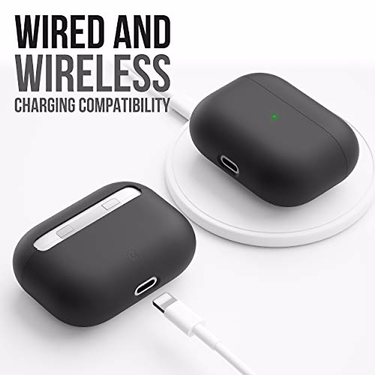 KeyBudz Hybrid Shell Hard Cover for Apple AirPods Pro Case